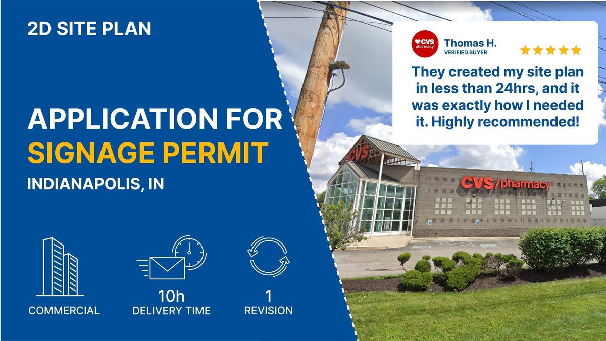 Detailed Site Plan – IN Signage Permit Application Case Study – My Site ...