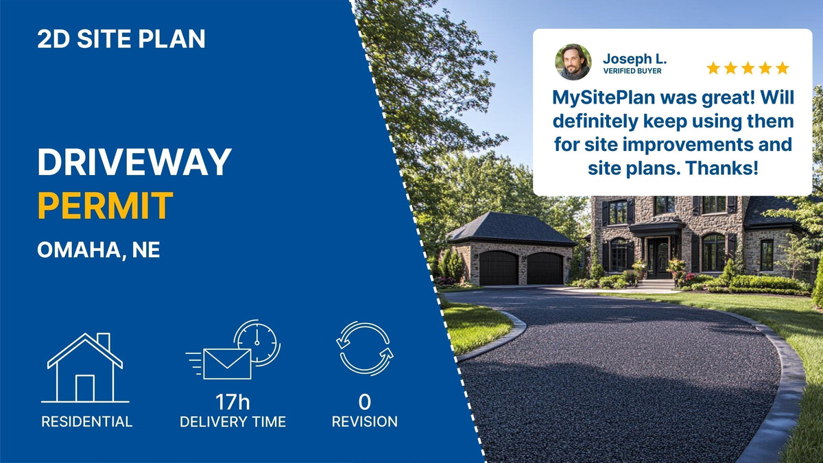 Detailed Site Plan – NE Driveway Permit Case Study – My Site Plan