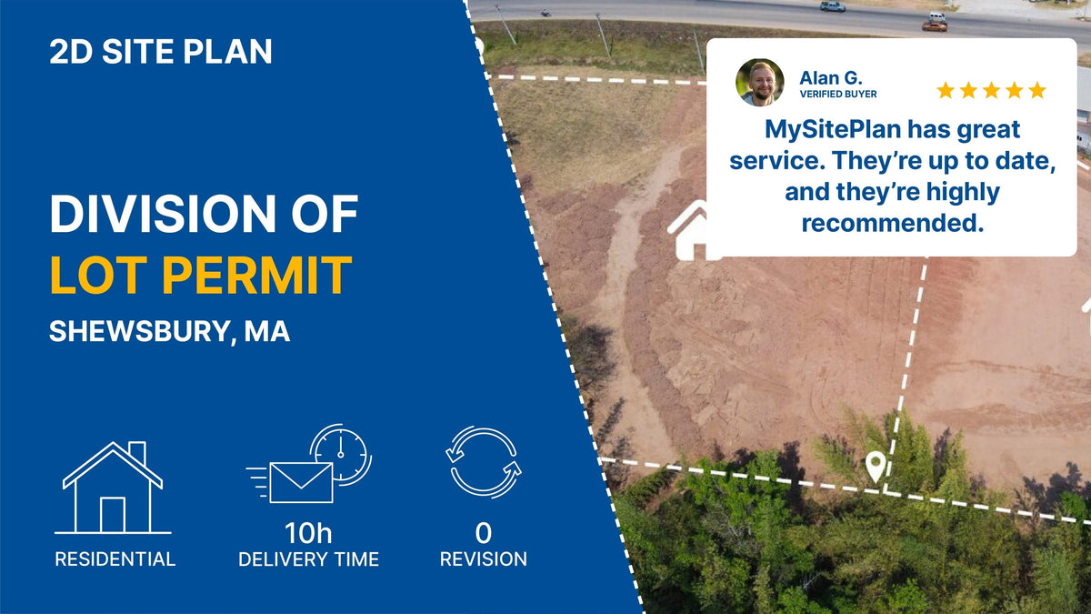 Detailed Site Plan – MA Division of Lot Permit Case Study – My Site Plan