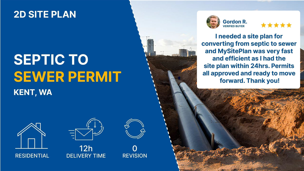 How Gordon R. from Kent, Washington got his Site Plan for a Septic to ...