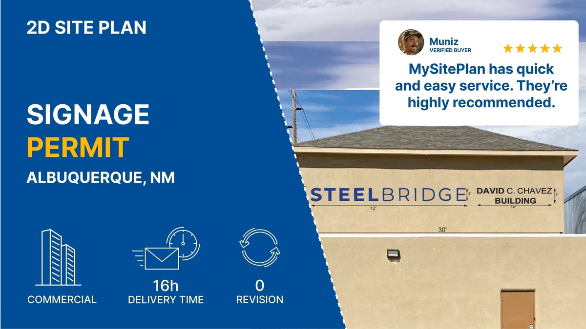 Detailed Site Plan For A Signage Permit in New Mexico - Case Study – My ...