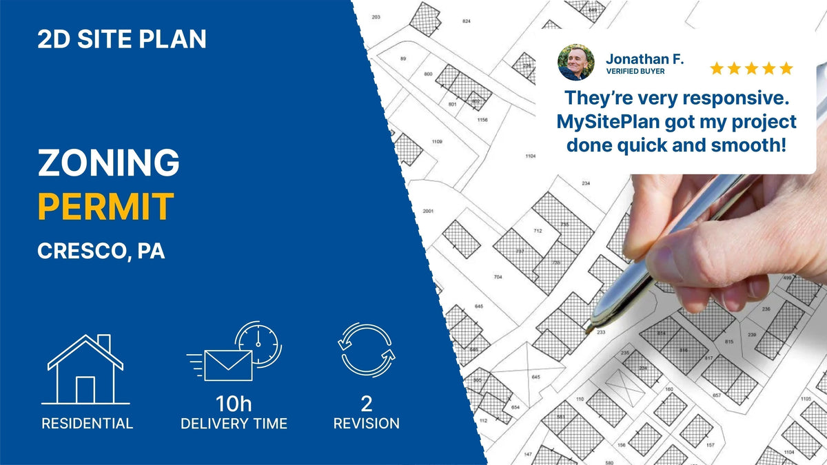 Detailed Site Plan – PA Zoning Permit Case Study – My Site Plan