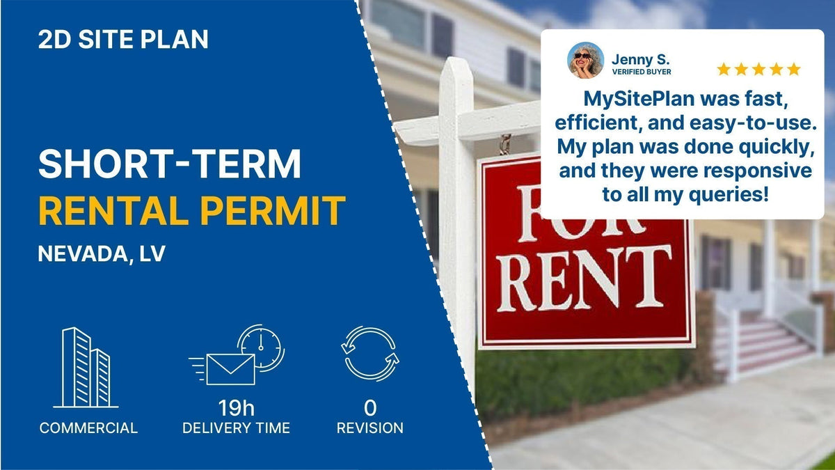 Medium Site Plan for Short-Term Rental Permit in Las Vegas, Nevada – My ...