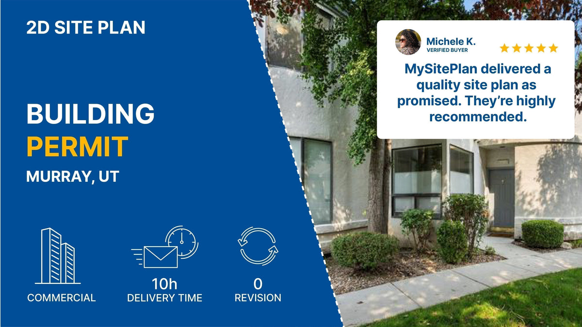 Detailed Site Plan for Building Permit in Murray, Utah - Case Study ...