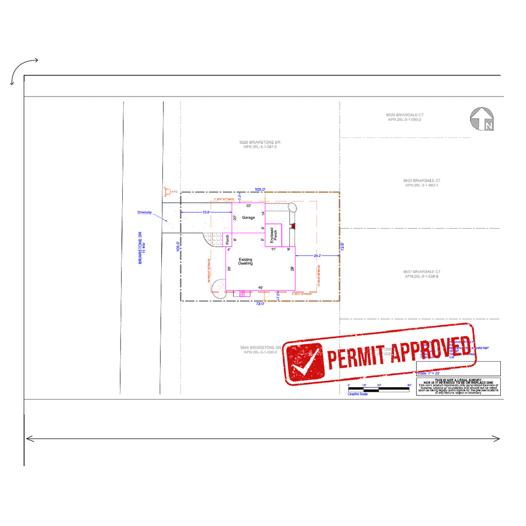 Fence Permit Site Plan in Missouri | Detailed Site Plan Case Study – My ...